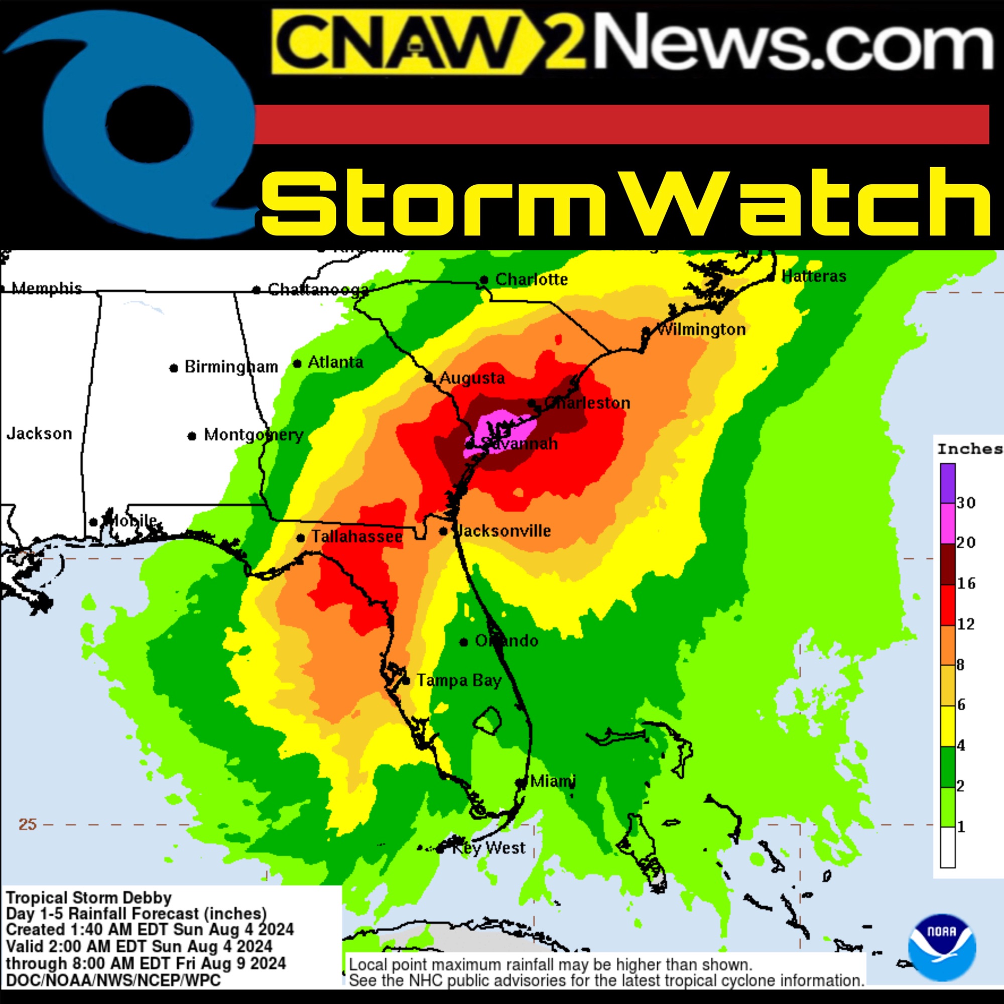 Historic Flooding and Life-Threatening Storm Surge Expected in ...