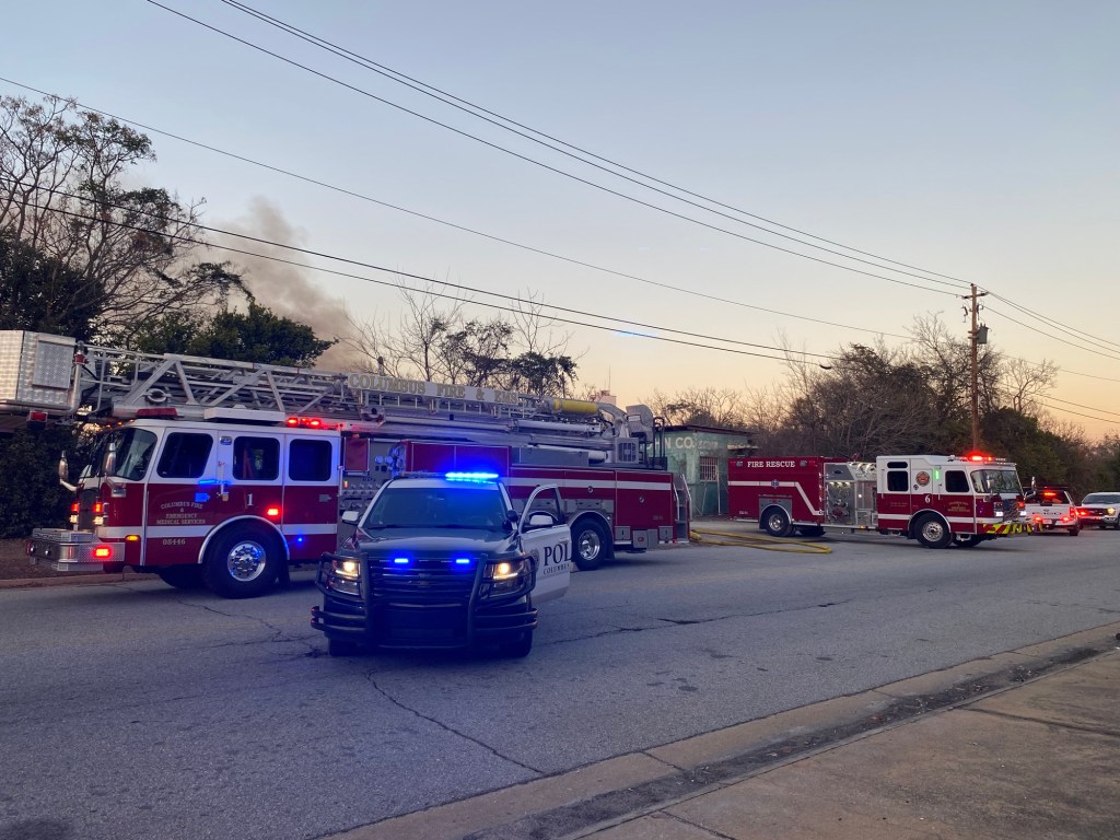Multi-car fire reported at downtown Columbus tow lot – CNAW 2 with ...